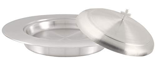 6 Communion tray with lid and 6 bread plate with lid - Mayur Exports
