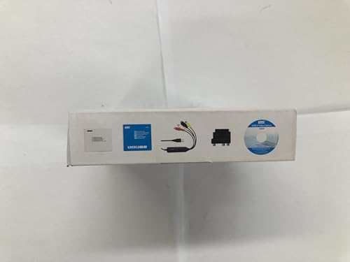 USB Video Capture Card Grabber - August VGB350 - Transfer VHS Mini DV Hi8 DVD to Computer for Windows 11,10,8,7, Composite S-Video, PAL/NTSC/SECAM, Convert Video from VCR & Camcorder