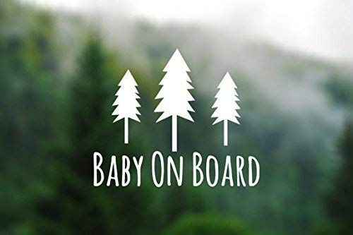 BKS-Baby On Board Sign,Vinyl Decal, Car Window Decal, Baby Gift, Pregnancy, Adventure Decal Size 6 Inch