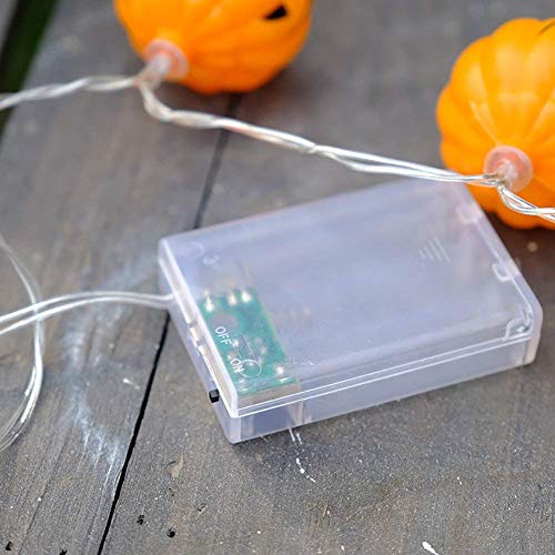 1m/2m/3m Halloween Pumpkin Led String Lights Garden Home Party Decoration Holiday String Light Halloween Lights 2M 20 LEDs(Arrived in About 15 Days)
