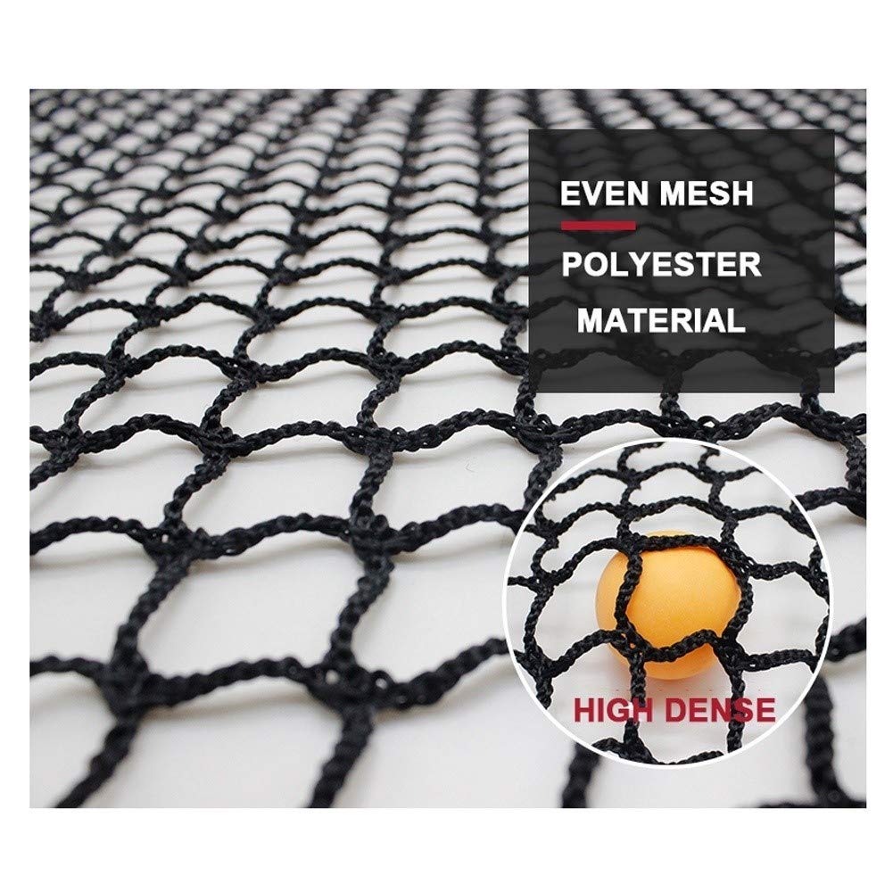 Black Stair Net Baby Protective Netting, Stairway Railing Safety Net for Children Pets Toys, Nylon Mesh Net for Balcony Banister Guard, Fence Net, Cargo Net (Size : 1x3m(3x10ft))