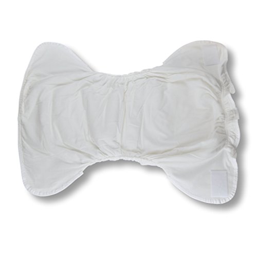 InControl - Nighttime Fitted Cloth Diaper - White (Large/X-Large)