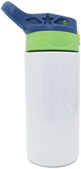 25Pack 12oz Kid sublimation Tumbler Blank Strainght Insulated Cute Sippy Cup Stainless Steel Water Bottle