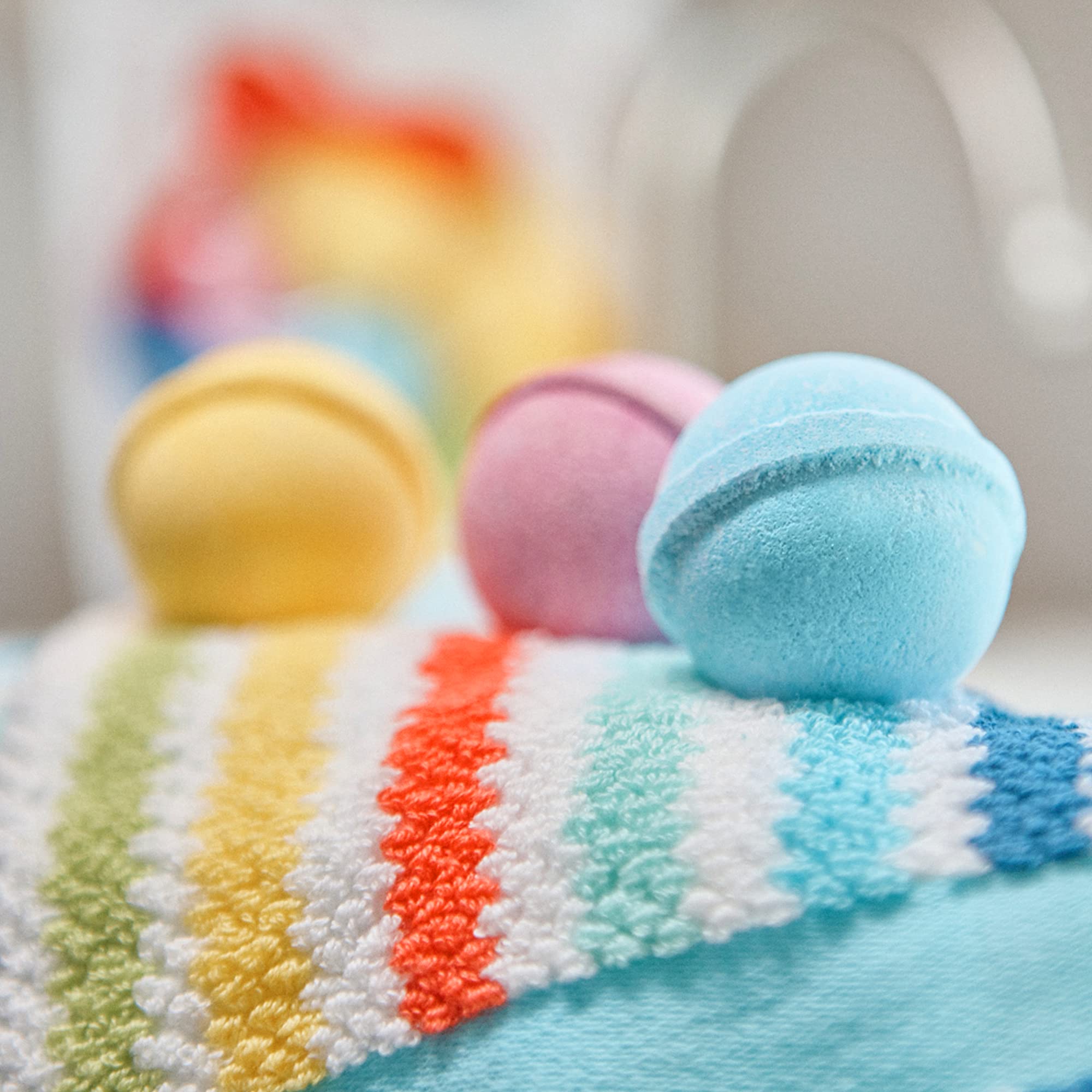 Spa-Da Kids Bath Bombs 8 Pack, Clean Gentle Safe Ingredients Free from Parabens & Harmful Chemicals, No Staining Skin or Tub, Make Bath Time Fun for Kids, Woman Owned Business Made for Moms