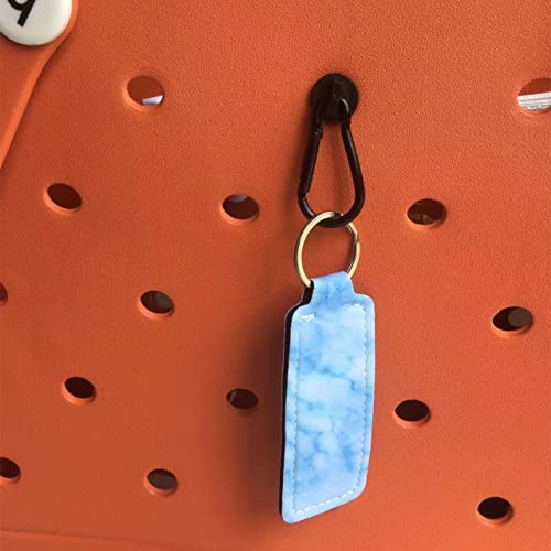 Accessories for Bogg Bag, Key Holder Charms and Lipstick Holder Accessory for Bog Beach Bag - 3 pcs Hanger Charms, 1 pcs Lipstick Holder with Carabiner Clip