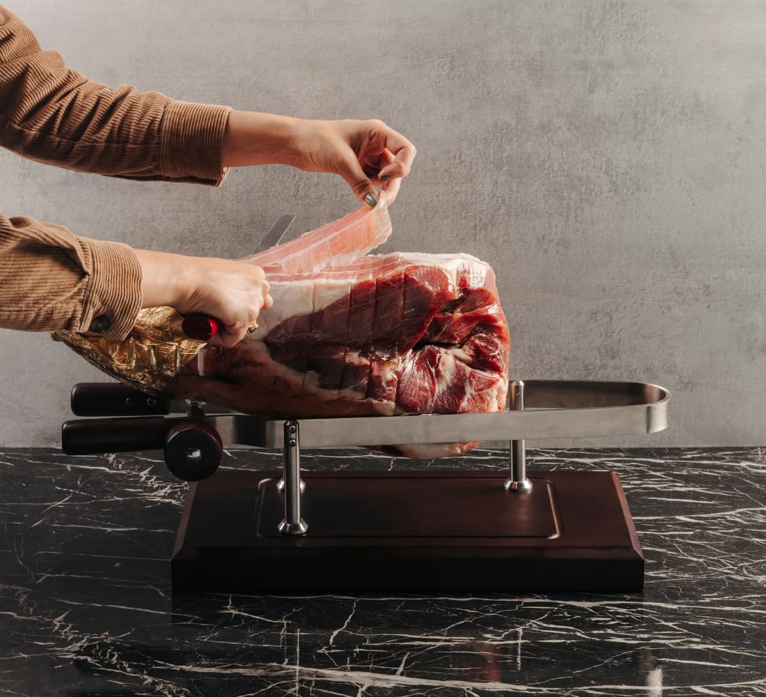 Berkel Elegance 10-inch Prosciutto Knife, Red/Premium Quality/Kitchen Knife/Elegant Cutlery for Home/Stainless Steel Blade/Made in Italy
