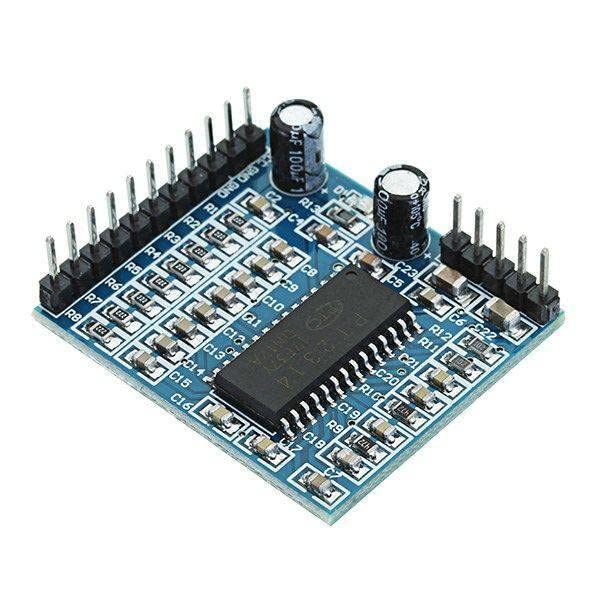 1Pcs Sound Quality Adjustment Module Voice Module IIC 6V-10V Audio Processing Module for PT2314 for Arduino Technology