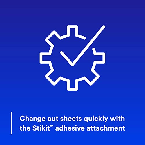3M Stikit Blue Abrasive Sheet Roll, 36221, No Hole, 2-3/4 in x 30 yd, 180+ Grade, Automotive Sanding Roll Sandpaper for Coating Removal, Body Repair, Auto Sanding