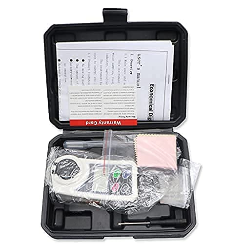 YFYIQI Digital Refractometer Brix Meter Tester for Measuring Sugar Content Water Samples Food Fruits Crops Range 0 to 55.0% Brix