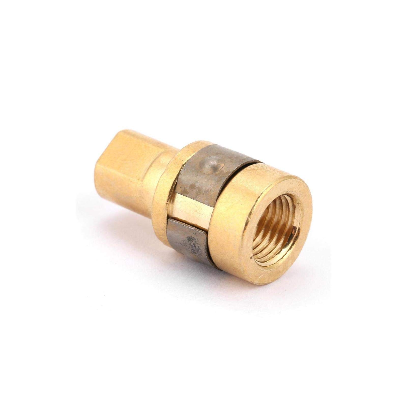 14Pcs Brass Welding Nozzle Set,Mig Welding Gun Accessory,Include 69715 Nozzle 000067 Contact Tip 169716 Welding Adapter,Miller Welding Consumables Replacement,With Stable Performance
