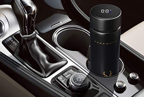 THERMATE Smart Flask Vacuum insulated bottle Coffe Tea Thermos Stainless steel Mug with temperature display