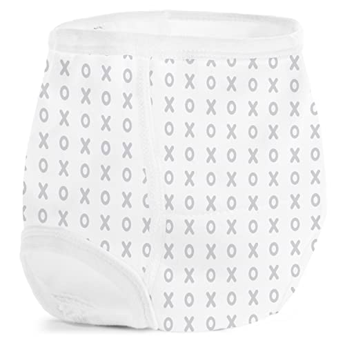 BaeBae Goods Grey Clouds Baby Training Underwear for Boys and Girls (12M), Absorbent Cotton Baby Toddler Training Pants for 12M, Unisex Underpants