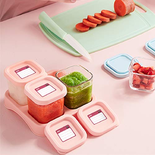 600Pcs Daycare Labels, Removable Write On Baby Food and Bottle Date Labels for Day Care, 12 Animal Designs Cute Stickers, 1.7 x 1.2 Inches