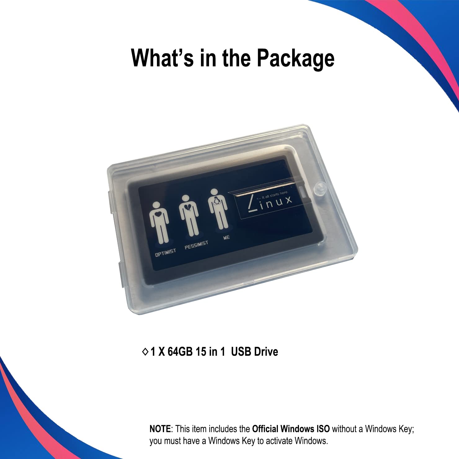 20-in-1 64GB 3.0 Bootable USB Stick with Windows 10 | HBCD_PE_x64 PE | Kali | Ubuntu | Fedora | Debian | Arch | Tails | Mageia | Zorin-OS | Solus, All Supported UEFI and Legacy…