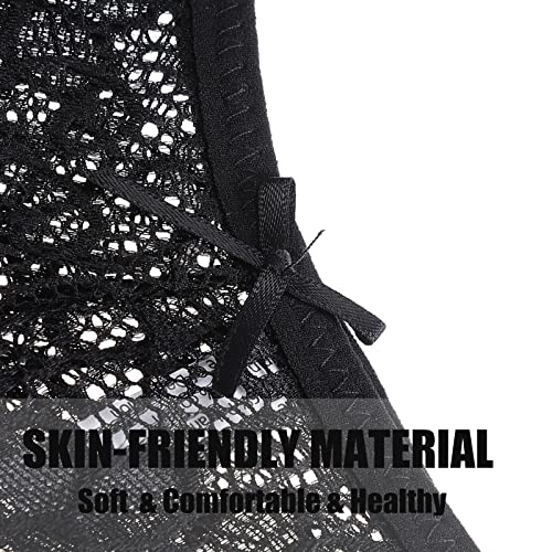 Aijolen G-String Thongs for Women Lace Panties Stretch T-back Tangas Low Rise Hipster Underwear Sexy