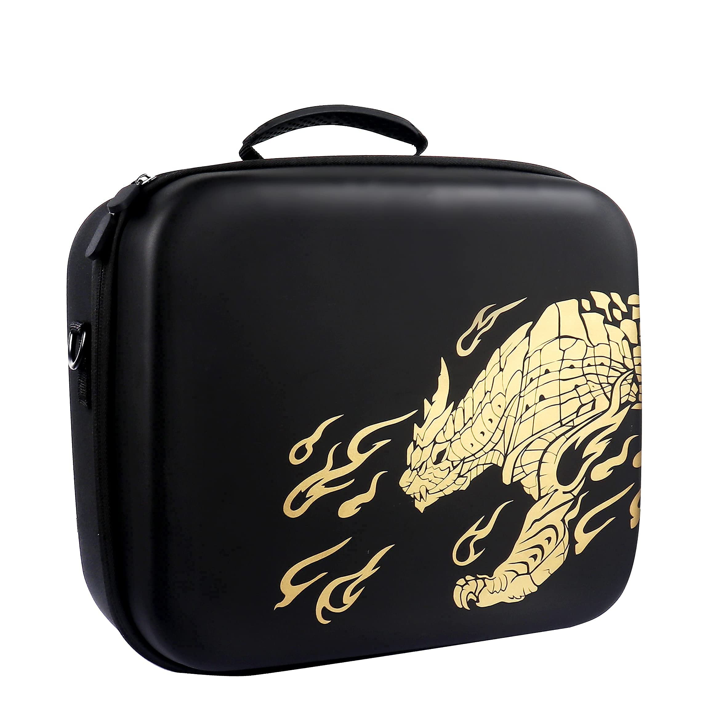 17 in 1 Switch Carrying Case Accessories Bundle Kit: Monster Hunter Rise Carry Case, Joycon Grip, Wristband, TPU Protective Cover, Playstand, Screen Protector, Ring-con Storage Bag, Game Card Box Etc.