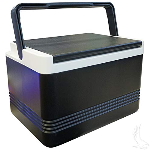 12 Quart Golf Cart Cooler for Club Car, EZGO, Yamaha | 12 Can Capacity | Universal Fit for Most Golf Cart Models