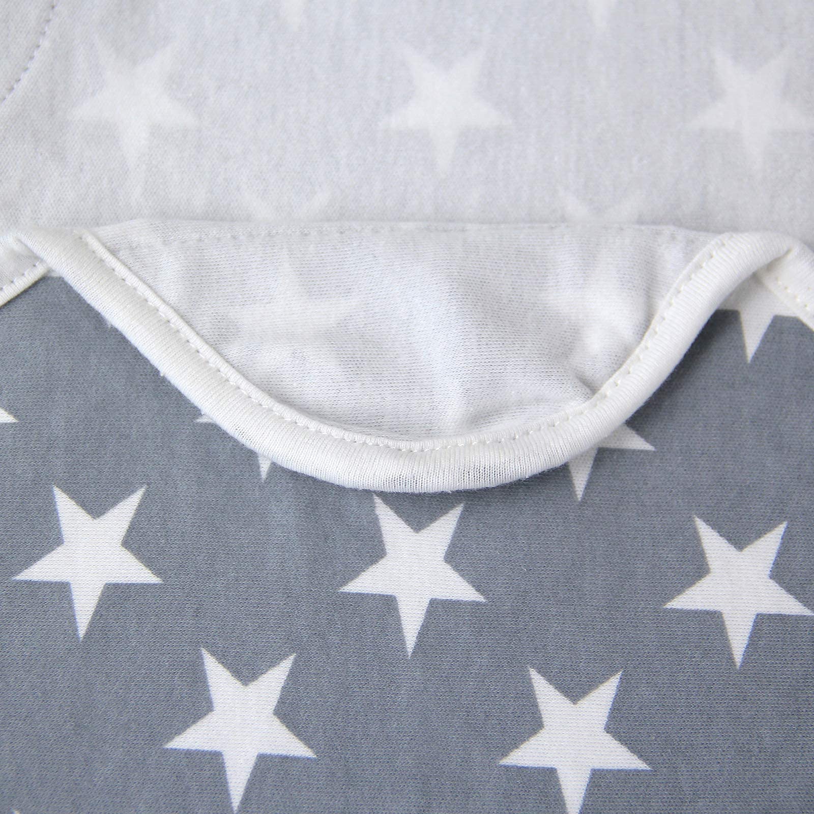 Coldwind Baby Swaddles 0-3 Months, 2 Pack 100% Organic Cotton Adjustable Swaddle Sack for Boy or Girl, Baby Swaddle Wrap for Newborn Baby, Star and Elephant