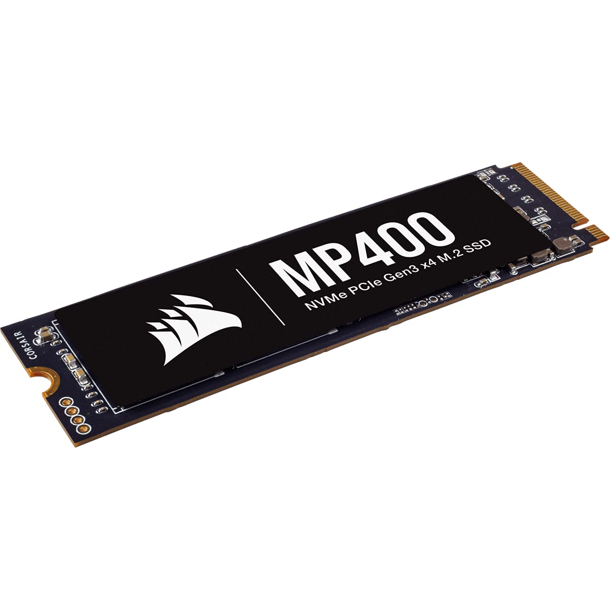 Corsair MP400 4TB M.2 NVMe PCIe x4 Gen3 SSD (Sequential Read Speeds of up to 3,480 MB/s, Write Speeds of up to 3,000 MB/s, High-Density 3D QLC NAND) Black