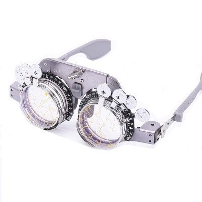 CGOLDENWALL Adjustable Trial Frame Optical Trial Lens Frame PD 54-70mm Pure Titanium Optical Titanium Optic Trial Eye Optometry Lens Frame Test Optician TF-BT