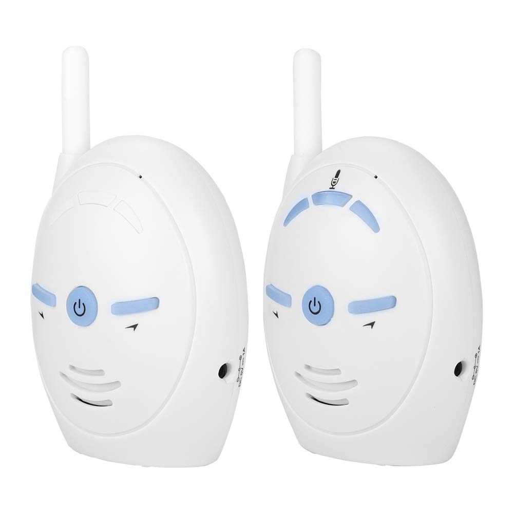 Bewinner Digital Audio Baby Monitor, 2.4Ghz Nanny Intercom Electronic Alarm Monitor,Support Two-Way Talk and Audio Monitoring,Plug and Play,Audio Monitor Range up to
