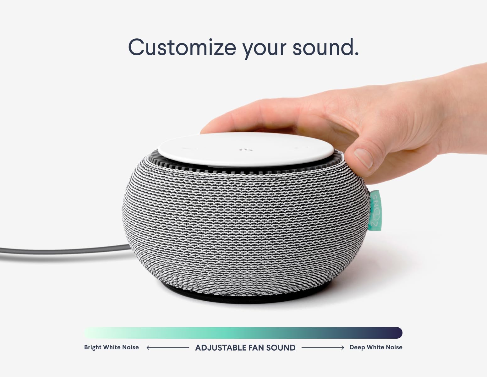 SNOOZ White Noise Sound Machine and SNOOZ Go Ultra Portable Sound Machine - Bundle