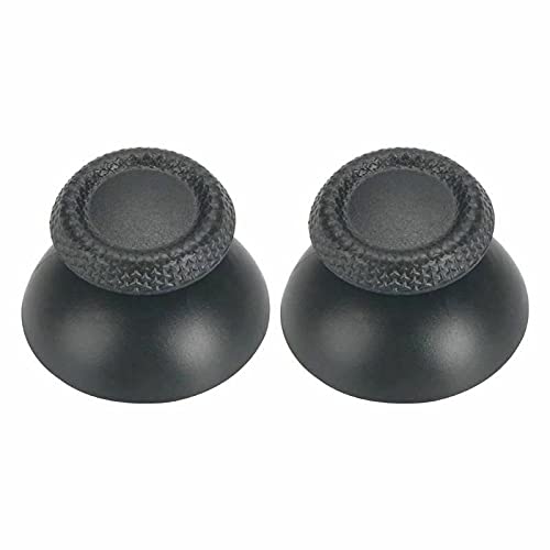 2X Analog Thumb Sticks Replacement Compatible with Sony Playstation 5 PS5 Controller Black