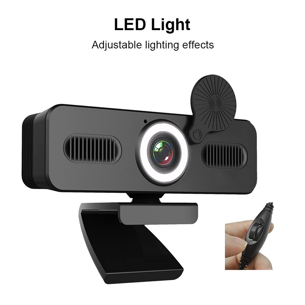 UXZDX CUJUX Webcam Webcam Web Camera with Microphone Web Cam for Pc Computer Laptop Video Mini Camera with Webcam Cover (Size : X-Large)