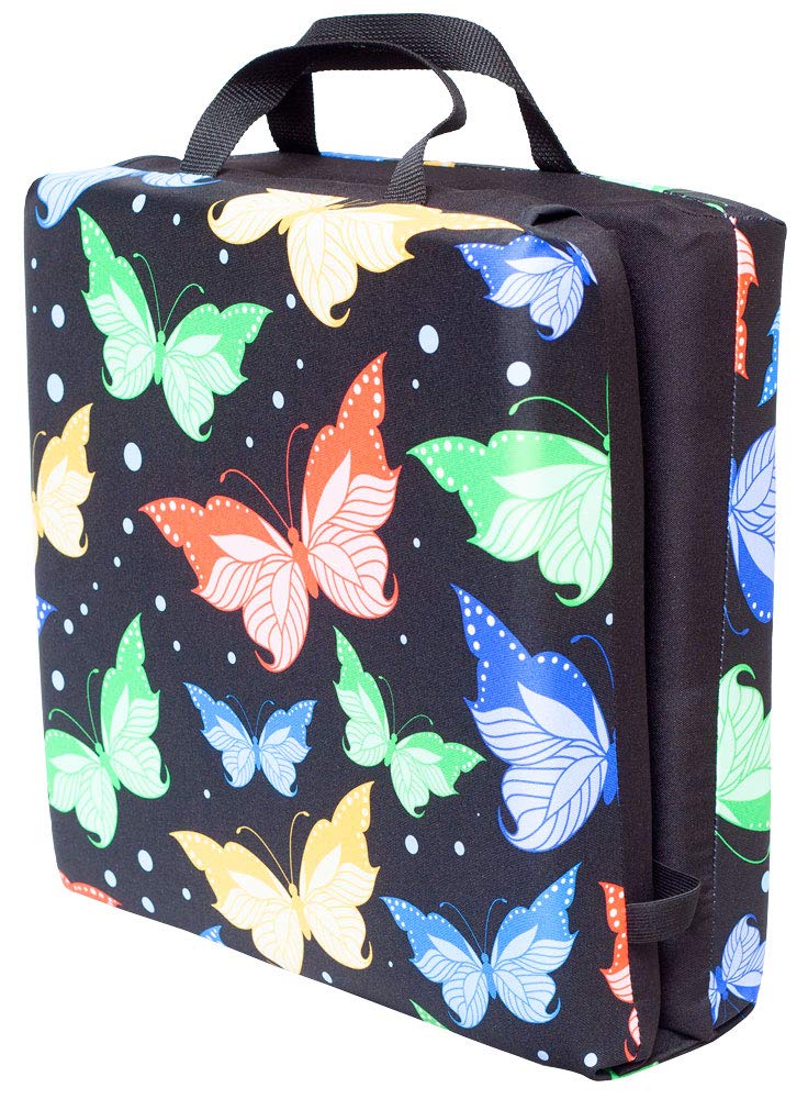 ABS Novelties Butterfly Pattern Double Cushion (Black)