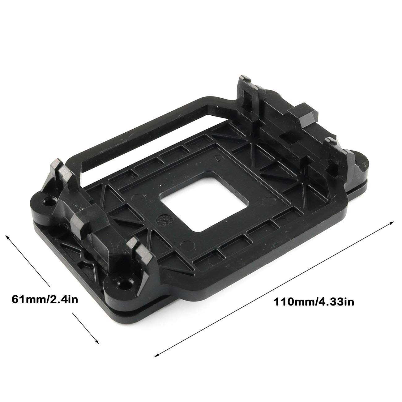 E-outstanding CPU Cooler Retention Bracket Black Motherboard Heatsink Fan Stand Base Mount Bracket Holder Sheet Plate for AMD Socket AM2 AM3