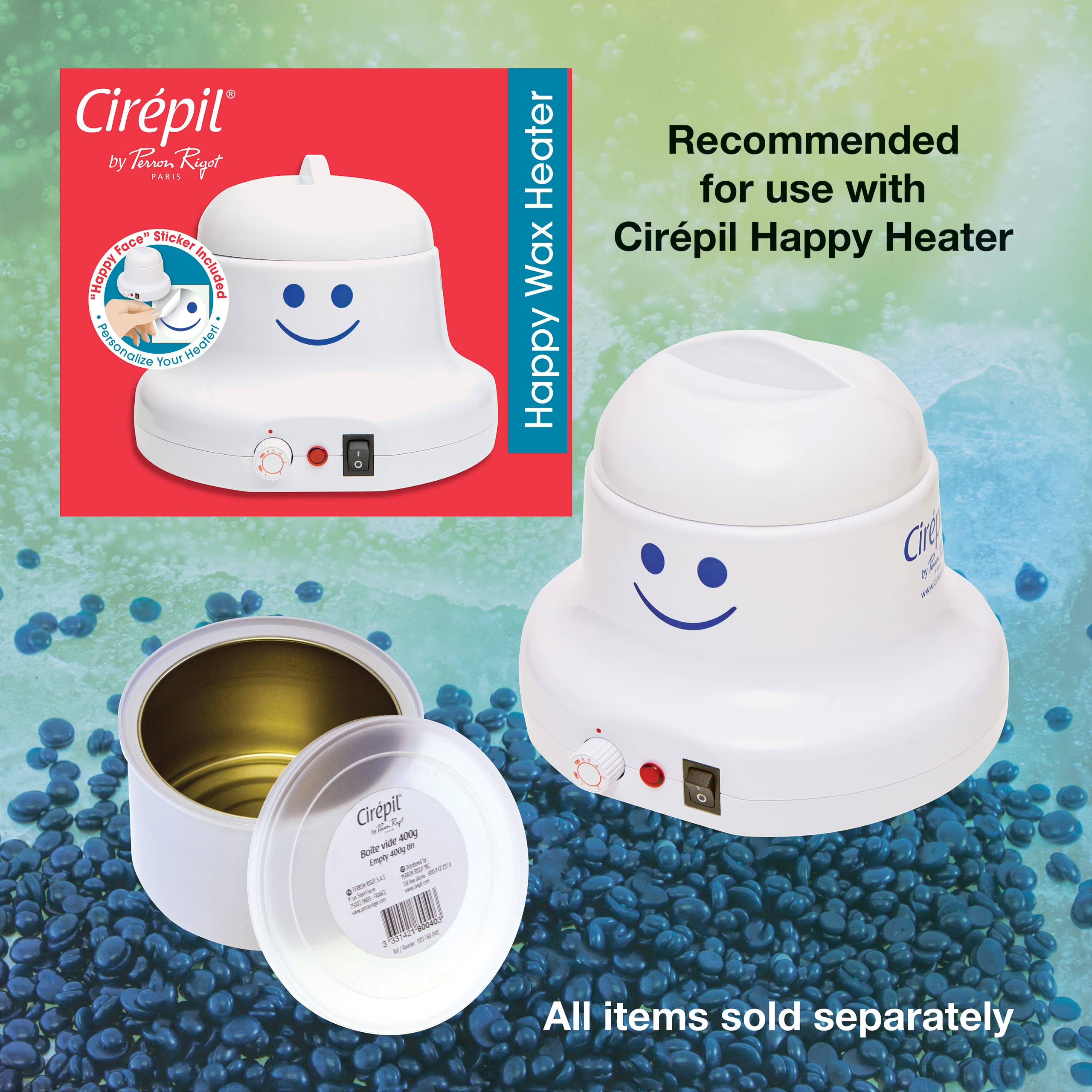 Cirepil - Empty Metal Tin - Capacity : 400g or 14.10fl oz - Use with The Cirepil Heater - Replacement Waxing Pot