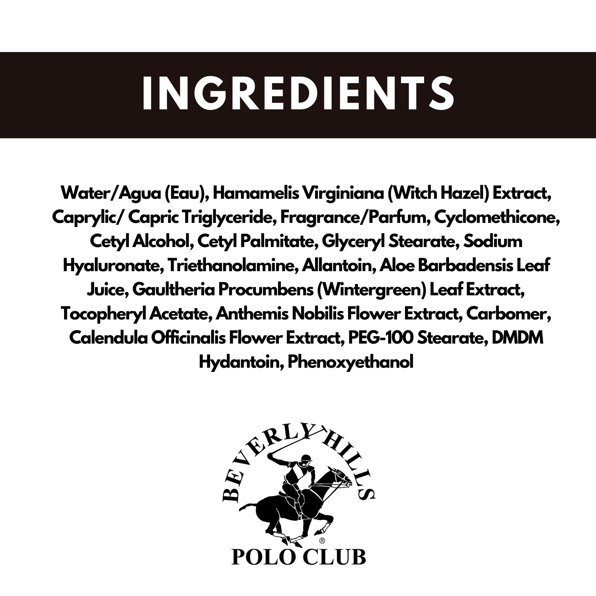 BHPC Blue by Beverly Hills Polo Club, 5 oz After Shave Balm for Men