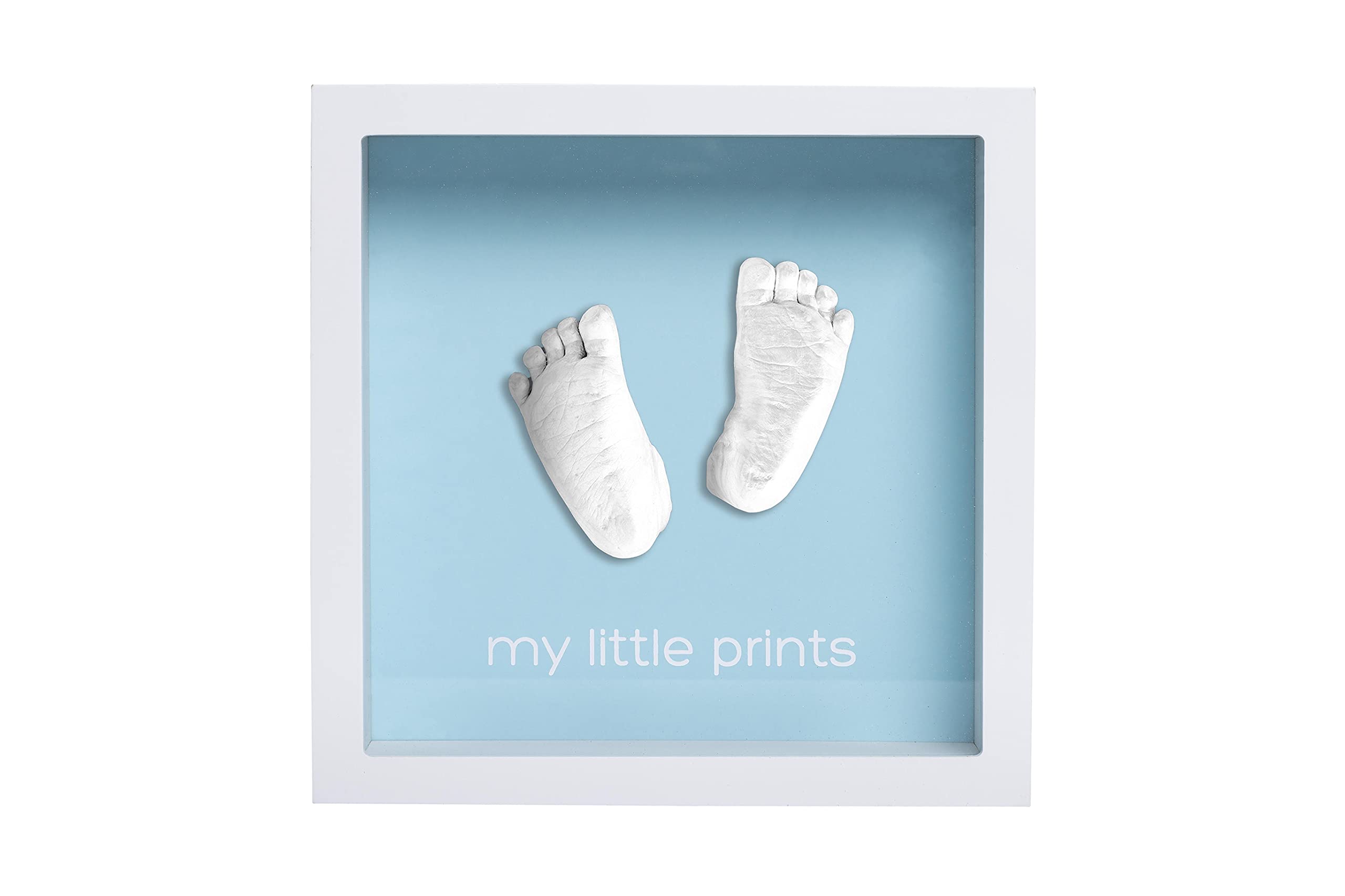 Pearhead Baby Hand and Foot Casting Kit, Newborn Keepsake Frame for Baby Girl or Boy