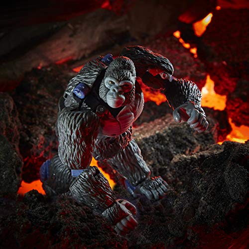 Transformers Toys Generations War for Cybertron: Kingdom Voyager WFC-K8 Optimus Primal Action Figure - Kids Ages 8 and Up, 7-inch
