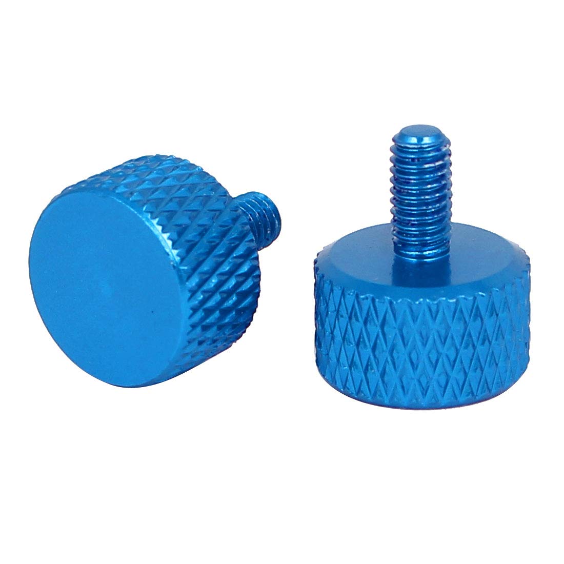 Aexit Computer PC Cleaning & Repair Graphics Card Knurled Thumb Screws Sky Blue Computer Screws M3x6mm 10pcs