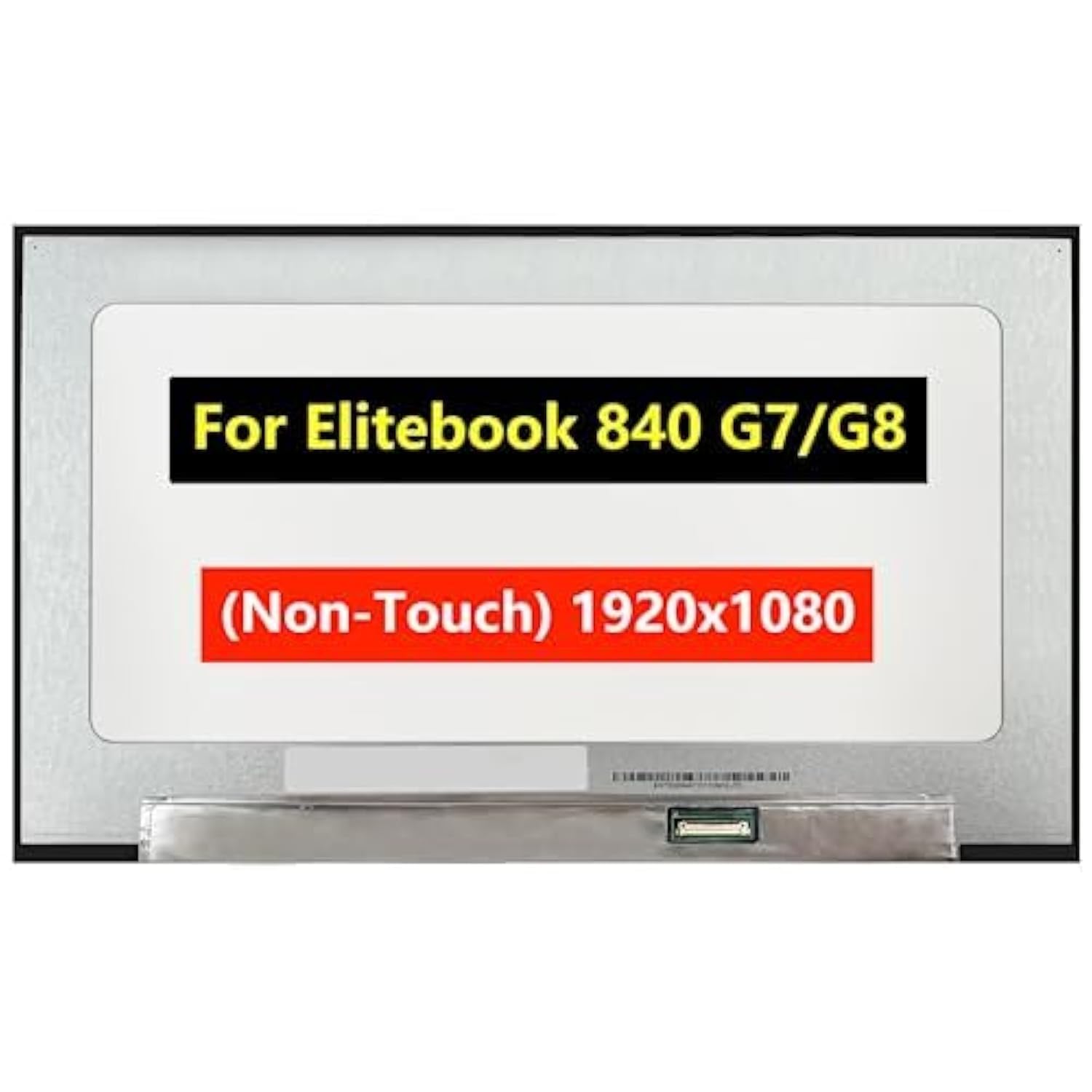 TFTcenter Screen Replacement for HP Elitebook 840 G7,840 G8, 845 G7, P/N M07093-001, M07092-001, M36315-001 14.0" FHD 1080P IPS LCD LED Laptop Display Panel with Tape