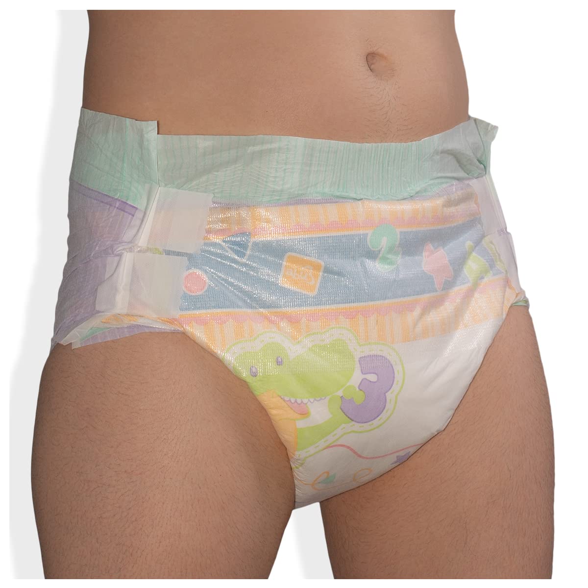 ABUniverse AlphaGatorz Adult Diapers (Pack of 10) (Extra Large)