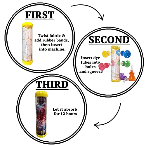 RALME Tie Dye Kit for Kids β Complete Easy Craft DIY Tie-Dye Set, Make Your Own Designs