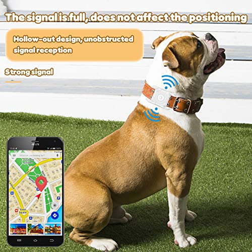 Airtag Dog Collar Holder, Silicone Apple Airtag Holder for Dog Collar, Waterproof Protective Air Tag Holder Case Compatible with Cat Dog Collars Loop & Backpack Accessories - White