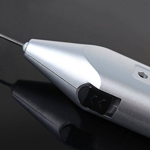 Egg Beater for Cooking, Kitchen Handheld Milk Frother, Immersion Hand Blender Electric Coffee Mixer Perfect for Frappe, Matcha, Chocolate, Milk Whisk Beater Blender with Brushed Stainless Steel Blades