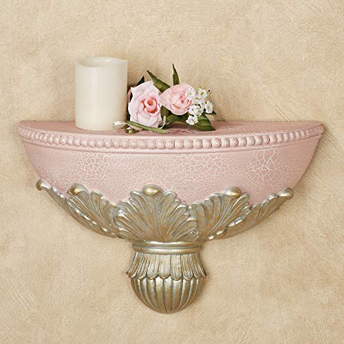 Touch of Class Aurelleigh Elegant Decorative Wall Shelf Rose Quartz