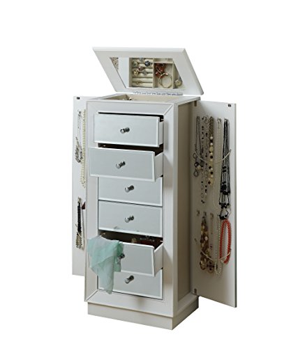 ACME Talor Jewelry Armoire - - White