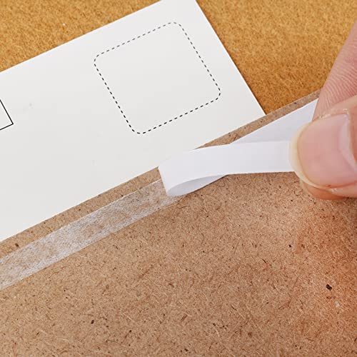 6PCS Premium Double Sided Tape for Crafts, Multi-Size Double Sides Adhesive Tapes for Arts, Scrapbook Tapes for DIY Photos, Gift Wrapping, Scrapbooking, Paper Backing, Office School Supplies (65FT)