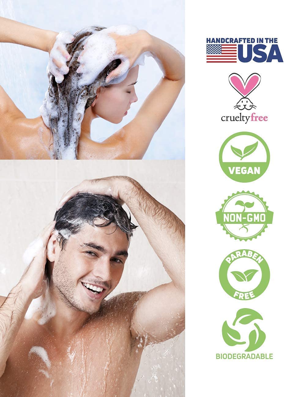 Shampoo and Conditioner Solid Bars 3 Combo Packs - Argan, Citrus and Fresh and Clean