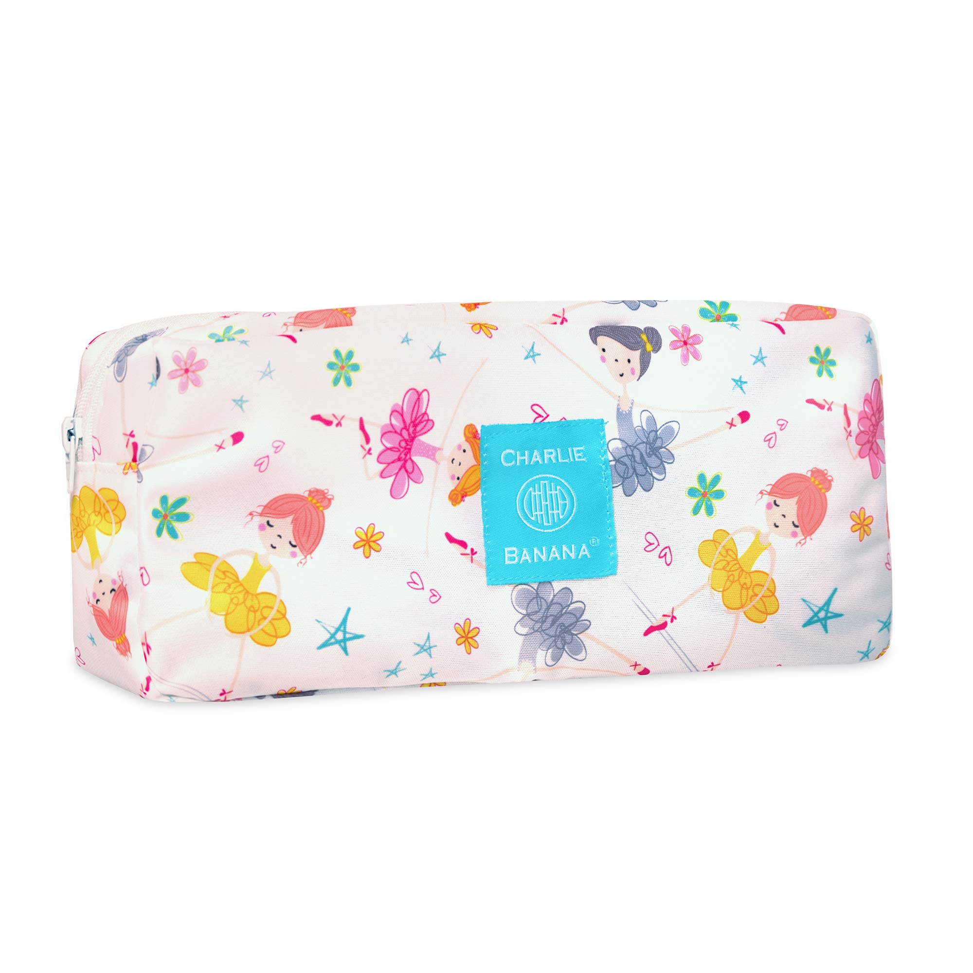 Charlie Banana Baby Multi-Purpose Waterproof Reusable and Washable Wet Pouch, Diva Ballerina