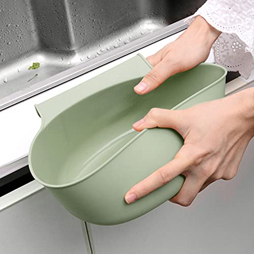 Akloker Kitchen Cabinet Hanging Waste Bins, Kitchen Waste Catcher Hanging Tray Large Capacity Garbage Can Waste Bins for Household Garbage Storage