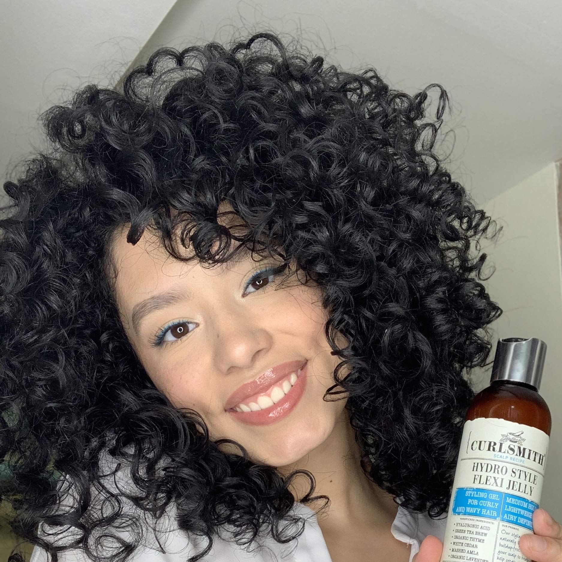 CURLSMITH - Hydro Style Flexi-Jelly - Vegan Defining Gel for Wavy, Curly or Coily Hair (8fl.oz)