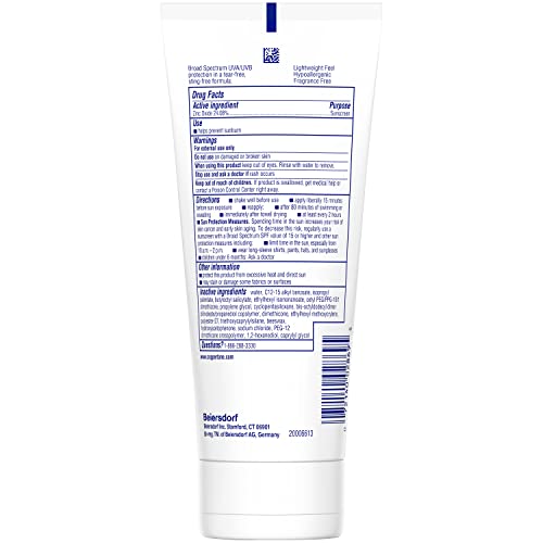 Coppertone SPORT Sunscreen Lotion SPF 50, Zinc Oxide Mineral Sunscreen, Water Resistant Body Sunscreen SPF 50, 5 Fl Oz Tube