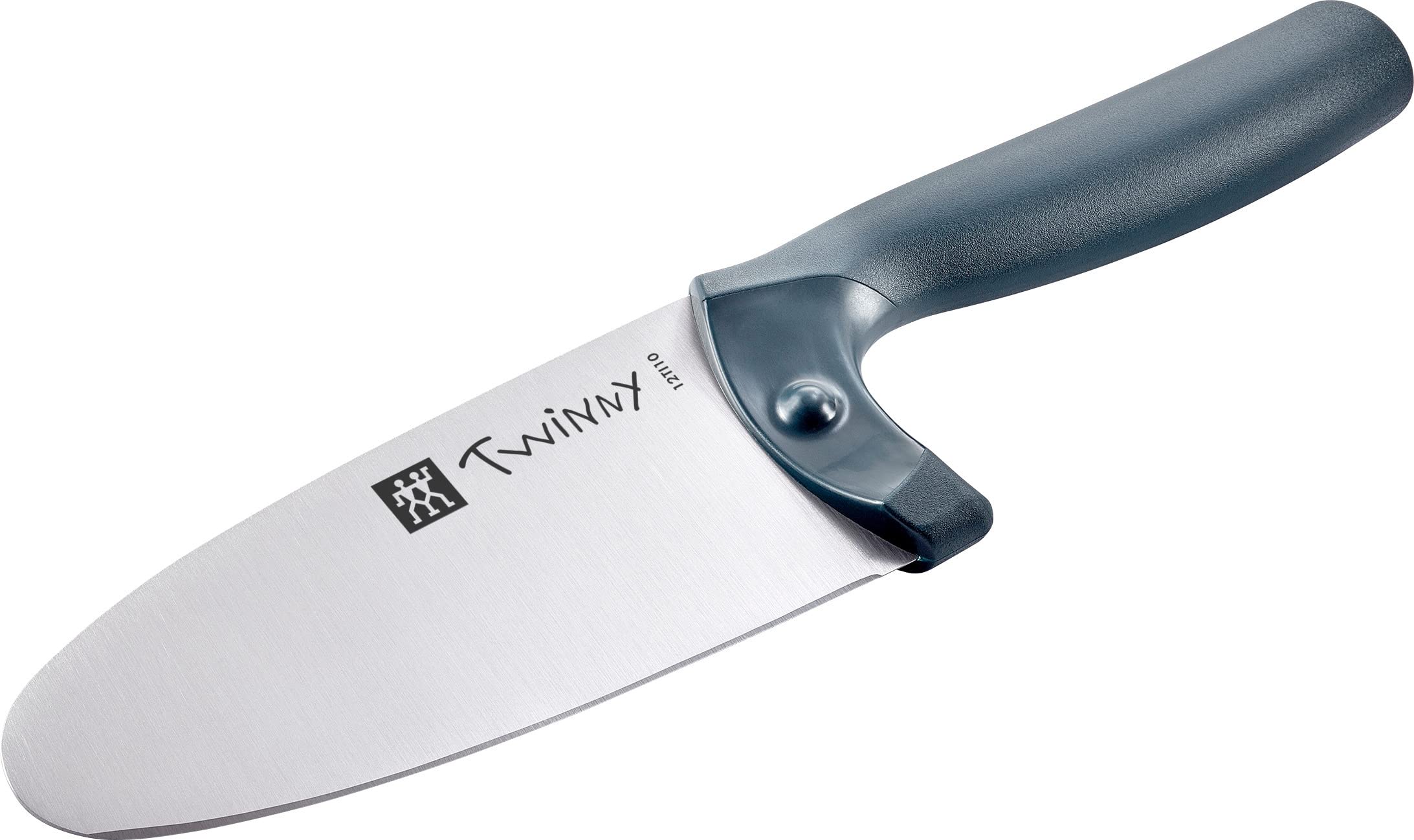 ZWILLING Twinny Stainless Steel Children's Chef's Knife, 10cm, Rounded Blade, Child-Friendly Design, Plastic Handle, Blue