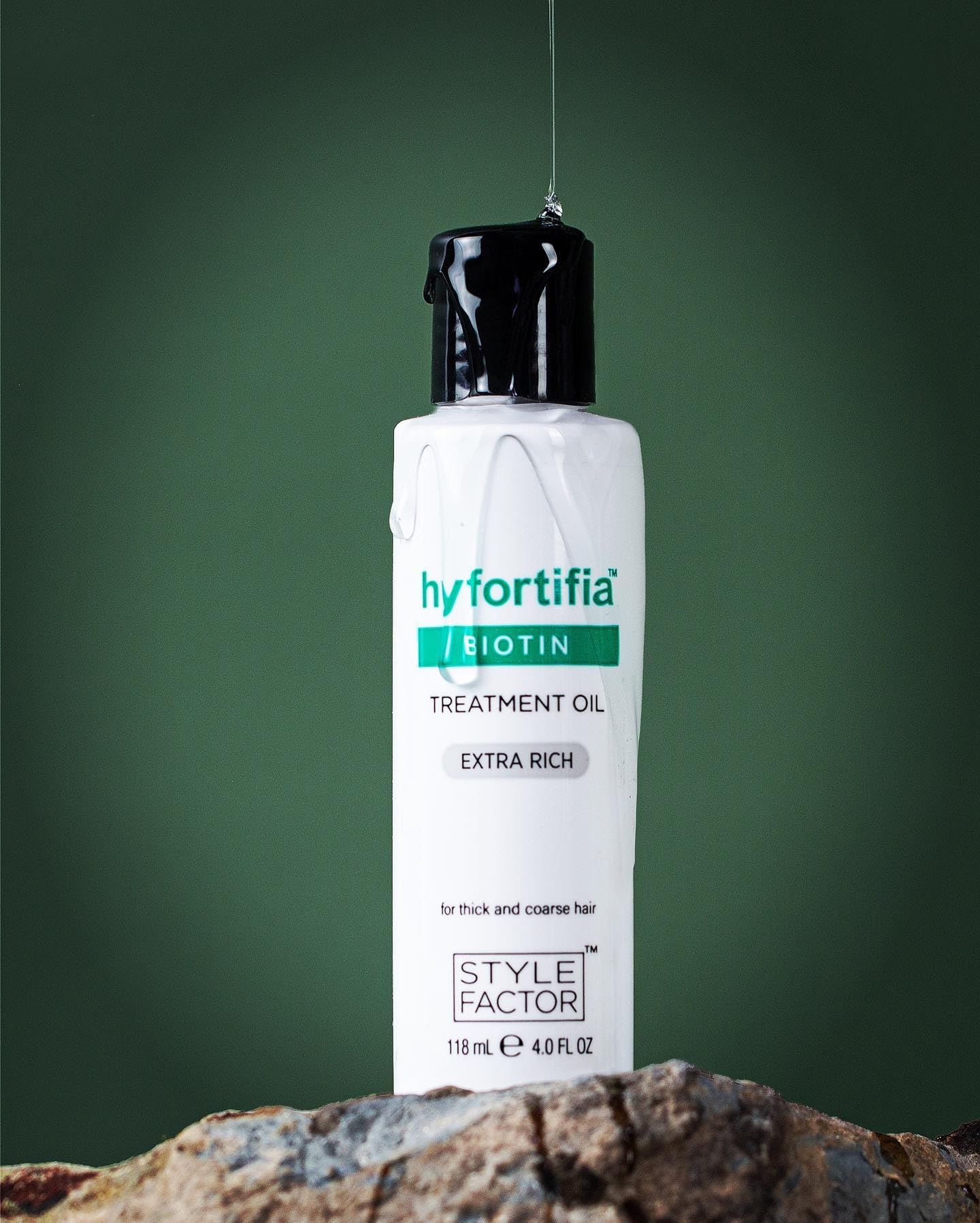 Style Factor hyfortifia™ Biotin Shampoo Conditioner Treatment | Shine Strengthen and Nourish (Treatment Oil 4 Oz (Extra Rich))